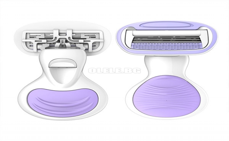 Мини Дамска Самобръсначка Mini 4 Blade Purple Razor — Izgodni.bg